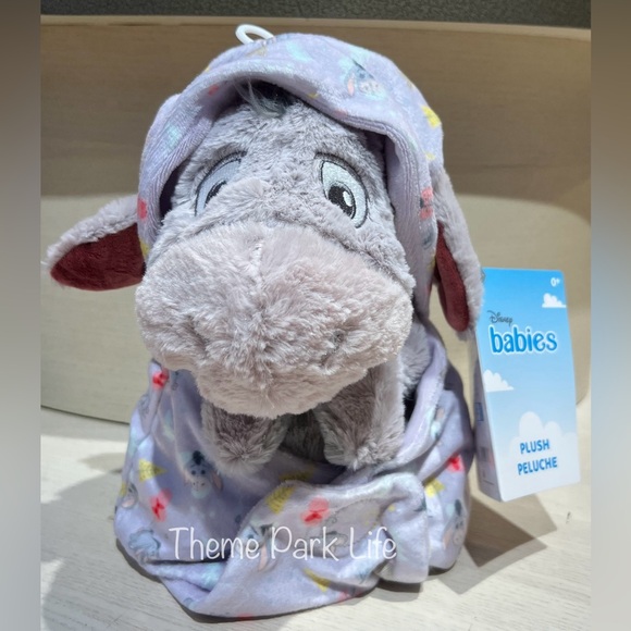 Disney | Toys | Disney Parks Winnie The Pooh Eeyore Babies Baby Blanket ...